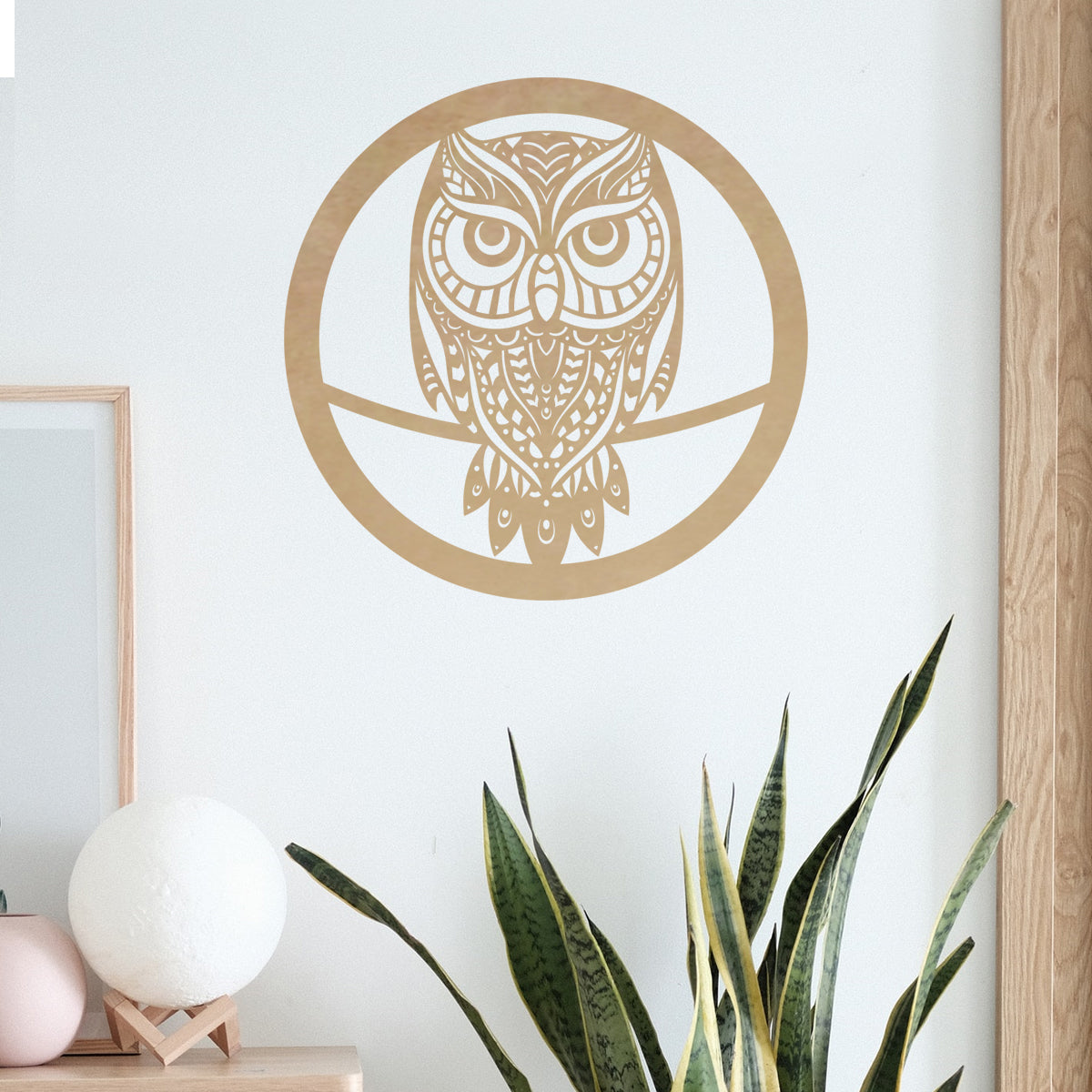 Búho - Figura decorativa en madera – TODO LÁSER Y 3D